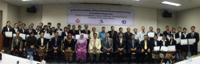 United States, Brunei, Laos finish English Course for ASEAN Liaison ...