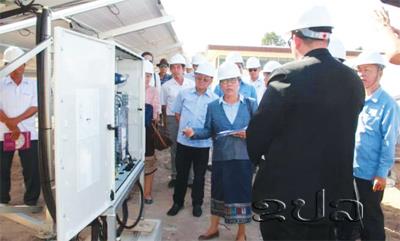 Lao Solar Power Plant to Begin Generating in the Coming Month