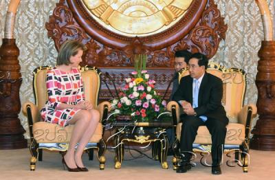 Queen Mathilde of Belgium Visits Laos for UNICEF Affairs