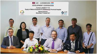 Contracts Signed for Bolikhamxay Provincial Hospital to Be Fully Equipped