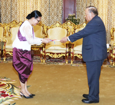 President receives credentials of new foreign ambassadors