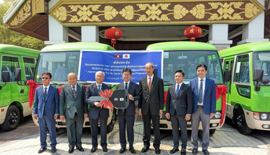 Vientiane’s Public Transport drives ahead as Japan provides brand new ...