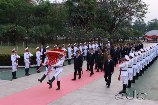 Leaders commemorate 69th anniversary of Lao People’s Revolutionary Party