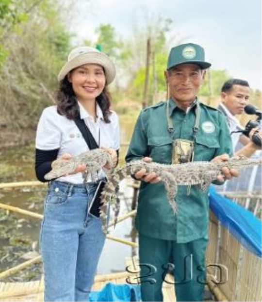 Xe Champhone Crocodile Conservation Area, a new tourist destination