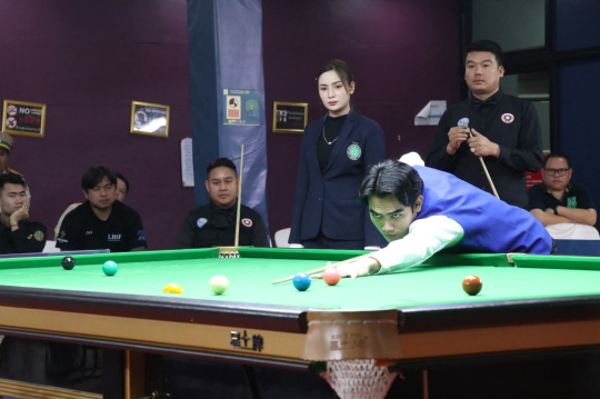 Ministry of National Defence Takes Gold in Men's Doubles 6-Red Snooker