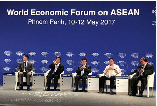World Economic Forum on ASEAN 2017 Kicks Off in Cambodia