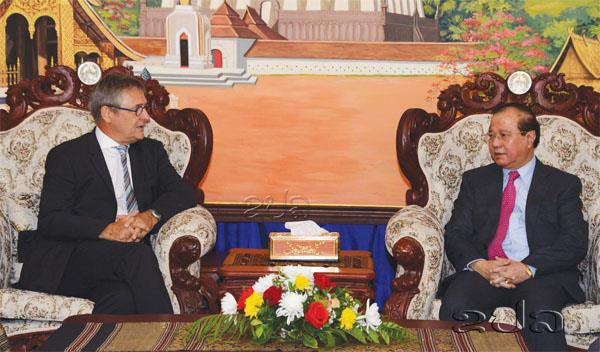 Minister of Information Receives EU Ambassador