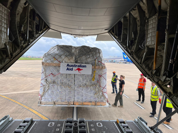 Australia Delivers Humanitarian Relief Supplies for Emergency Response ...